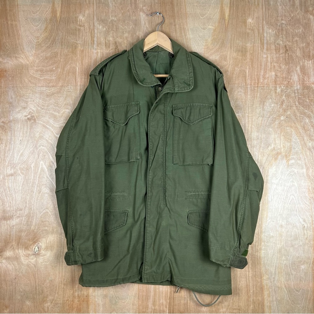 Vintage 1970s M65 Military Field Vietnam War Jacket S… - Gem